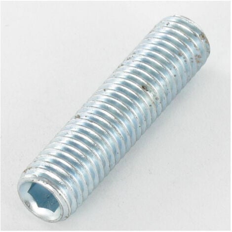 Vis métaux Sans tête six pans creux (sthc) Clé de 5 HC5 M10X10 Bout cuvette Acier zingué-1 piece