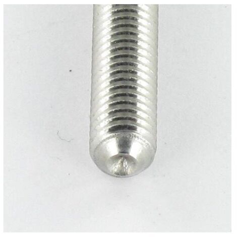 Vis métaux Inox A2 Sans tête six pans creux (sthc) Clé de 5 HC5 M10X8 Bout cuvette-1 piece