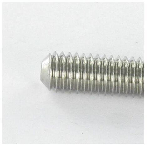 Vis métaux Inox A2 Sans tête six pans creux (sthc) Clé de 5 HC5 M10X8 Bout cuvette-1 pièce