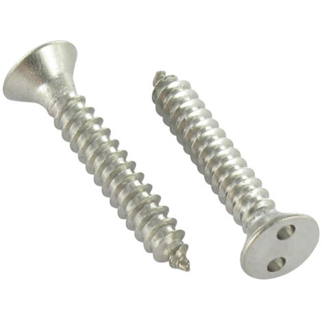 Vis tôle Inviolable Tête fraisée Snake eyes 4.8X50 Inox A2-1 pièce