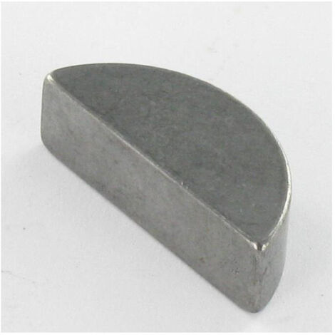 Clavette disque demie lune Acier brut 5X10 Longueur 25-1 pièce