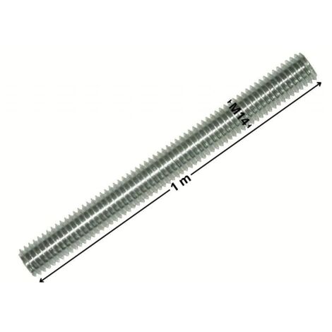 Vis Express – Tige filetée M14 1 mètre – Classe 4.8 – Acier zingué pour ...