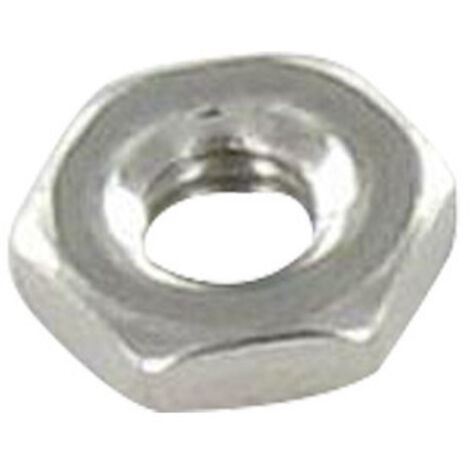 Ecrou hexagonal bas hm/contre Ecrou M3 Epaisseur 1.5 Inox A2-30 pièces