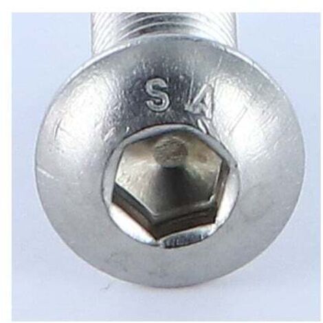 Vis métaux BHC (Tête Bombée Hexagonal creux) M10X50 Filetage total Clé ...