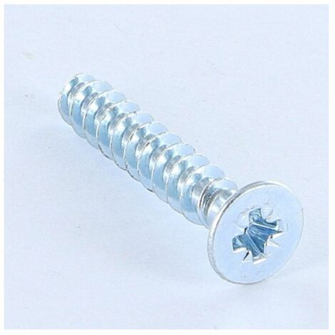 Vis PVC Tête fraisée TF Pozi 5X30 Filet 30 Degrès Acier zingué-1 pièce