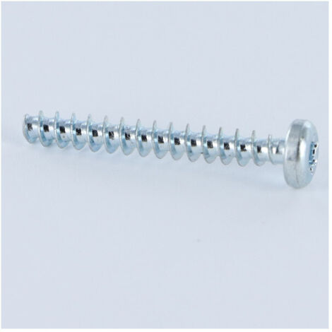 Vis pvc Tête cylindrique TC TORX T20 4X20 Acier zingué-100 pièces