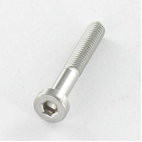 Vis métaux CHC BTR Tête basse Clé de 5 HC5 M8X60 Filetée sur 22 Inox A2 ...