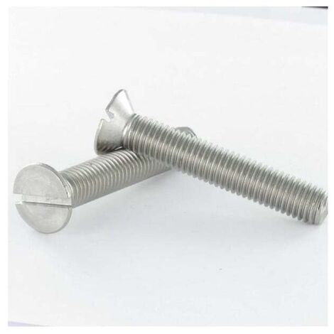 Vis métaux Tête fraisée TF Fendue M3X50 Inox A4-30 pièces
