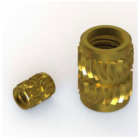 Insert Sans tête HEATFIX Laiton M6X9.5-100 pièces