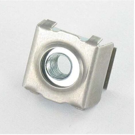 Ecrou acier zingué cage inox C4805A M5 Epaisseur tole 1.2 à 1.6-200 pièces