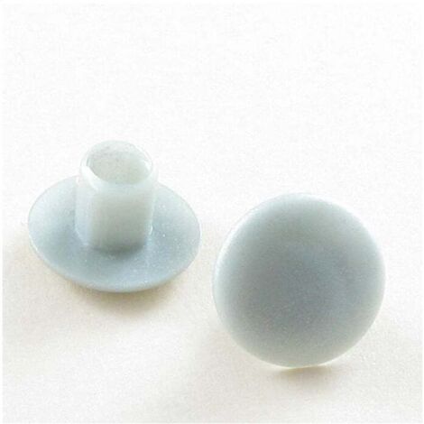 Cache Trou 12/5.5 Longueur 5.6 Aluminium RAL9006 aluminium blanc-500 pièces