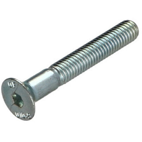 Vis métaux FHC tête fraisée empreinte hexagonale creuse Clé de 8 HC8 M12X45 Filetage total ...