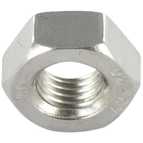 Ecrou Hexagonal HU M24 Pas fin Pas de 200 Inox A2