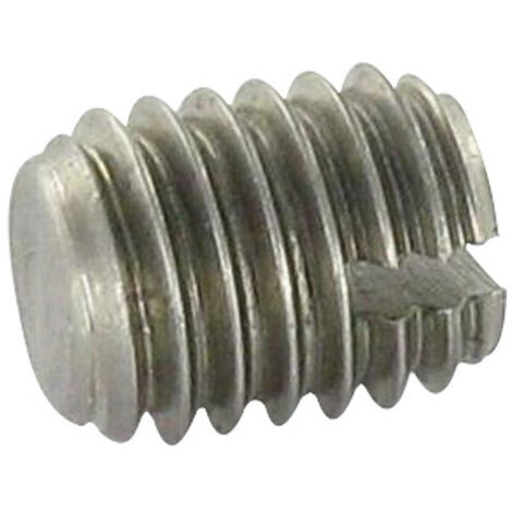 Vis métaux Sans tête Fendue Bout téton Plate M8X60 Inox A2-10 pièces