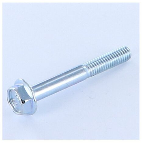 Vis métaux Tête hexagonale TH M6X45 Filetage partiel Embase collerette crantée Classe 8.8 Acier ...