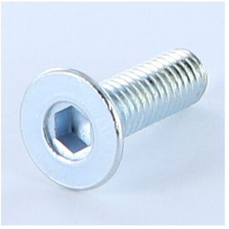 Vis métaux FHC tête fraisée empreinte hexagonale creuse M6X20 Clé de 4 HC4 Acier zingué-1 pièce