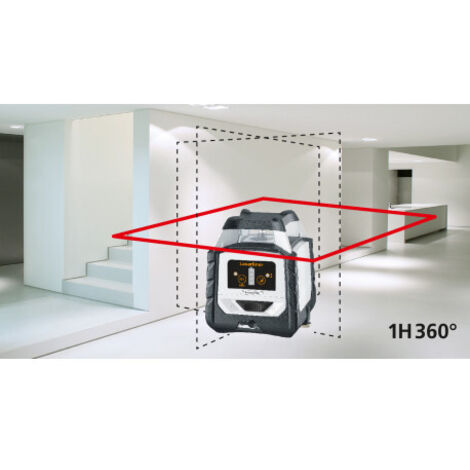Laserliner 360° laser hybride Duraplane 360 Set 175 cm - 052.500A