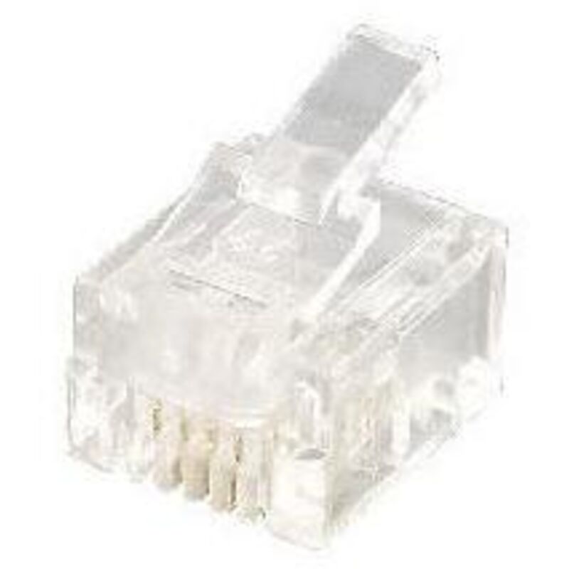 Equip Modularstecker Western 6P4C RJ12 100 Stück