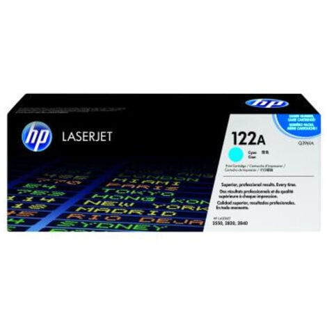 HP 122A Cyan Original LaserJet Toner Cartridge Cartouche de toner 1 ...