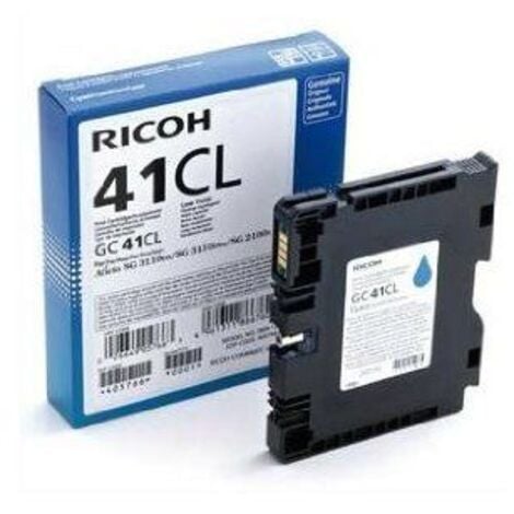 Ricoh Cartouche d`encre Gel Cyan GC41C