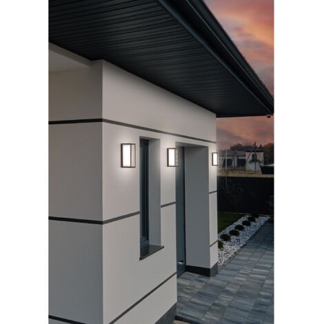 Applique LED murale mod. Leon couleur corten