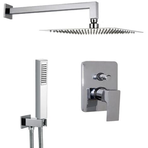 Kit de douche Chrome avec Buses en silicon anticalcaire mod. Zoe