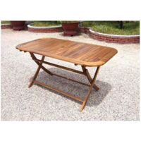 Table pliante en bois picnic catering pour le mobilier de jardin