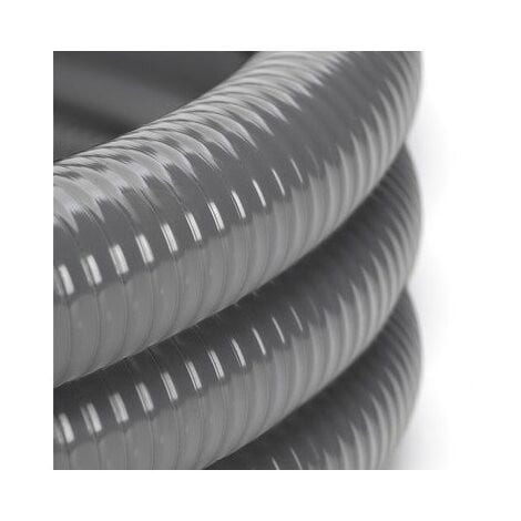 Tuyau flexible en PVC Hydrotube gris, 20 mm extérieur, 25 mètres