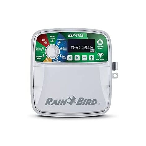 Programmateur d'arrosage extérieur Wi-Fi 4 zones Rain Bird ESP-TM2 ...