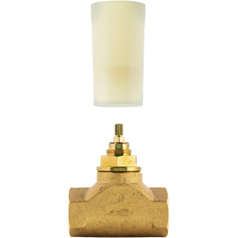 GROHE UP-Ventil-Unterteil aus Messing, vormontiertes Oberteil 1", kurze ...