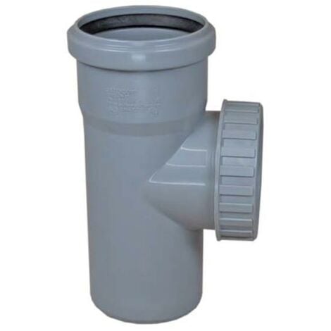 HT Reinigungsrohr DN50, HT-Rohr mit Revisionsöffnung