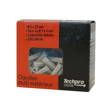 Cheville multi-matériaux 10x50 - Sachet de 10