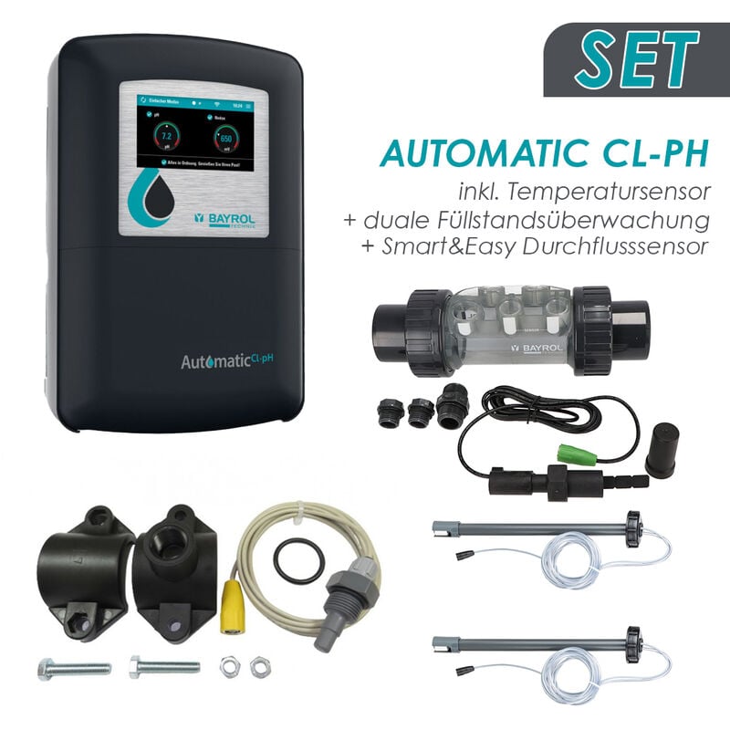 Bayrol Automatic pH/Cl Dosieranlage SMART pH- und Chlor-Wert Dosierung ...