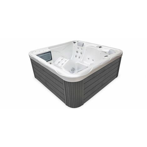 Wellis MYLINE Whirlpool Pluto 5 Personen 200 x 200 x 85cm HotTub 42 ...