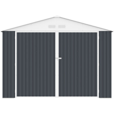 Garage in metallo "Houston" 15,36 mq - Antracite