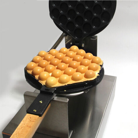 Machine à Gaufres à Bubble Waffle 1400W avec Revêtement Antiadhésif ...