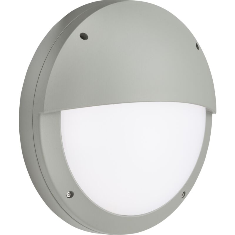 LED Eyelid Bulkhead CCT Grey 230V IP65 18W