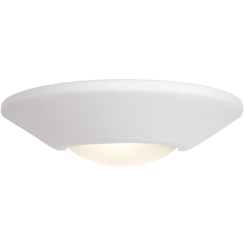 Firstlight Ceramic - 1 Light Indoor Wall Uplighter - 100W Unglazed ...