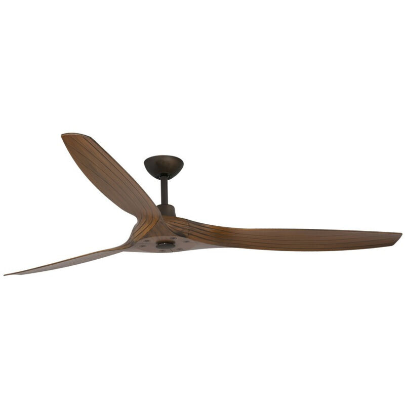 Faro MOREA - Brown Ceiling Fan With DC Motor Smart - Remote Included
