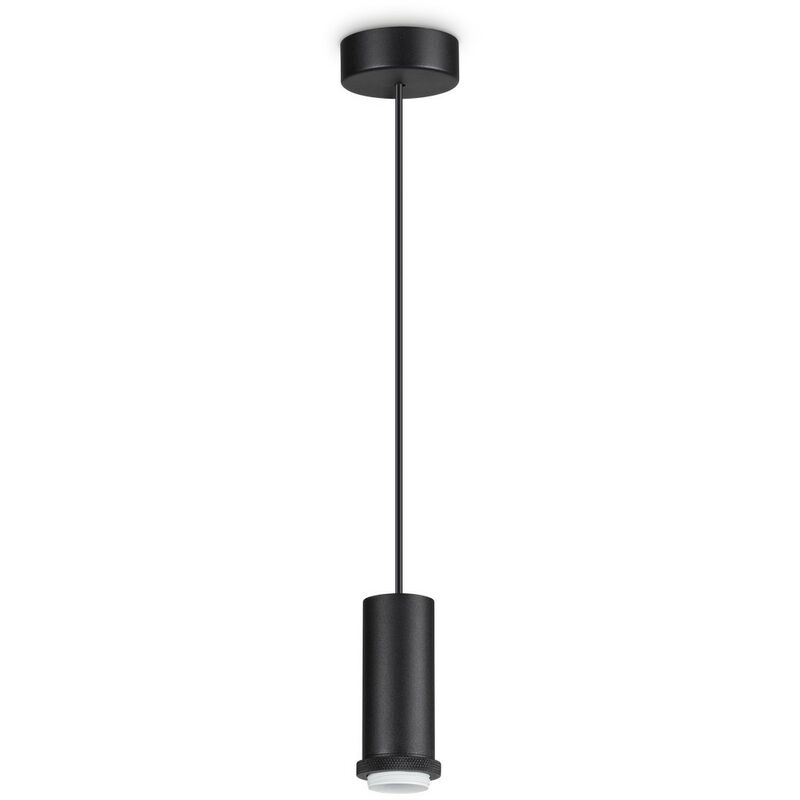Ideal Lux MIX Round Slim Pendant Ceiling Light Black