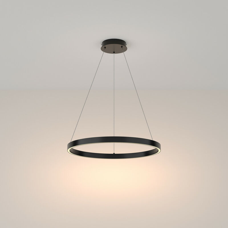 Maytoni Maytoni Rim Modern Integrated LED Pendant Ceiling Light Black ...