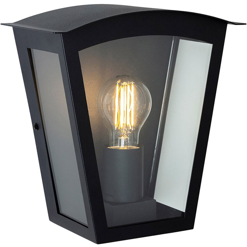 Firstlight Kingston Wall Light Black IP44