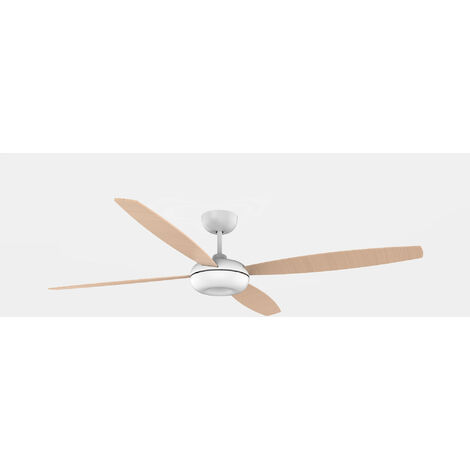 Forlight Kudari 4 Blade Ceiling Fan White, Sandblasted