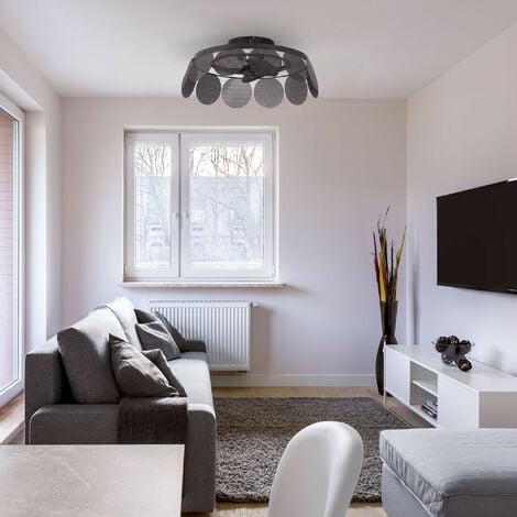 Forlight Cil LED 3 Blade Ceiling Fan Black 2700-6000K, IP44