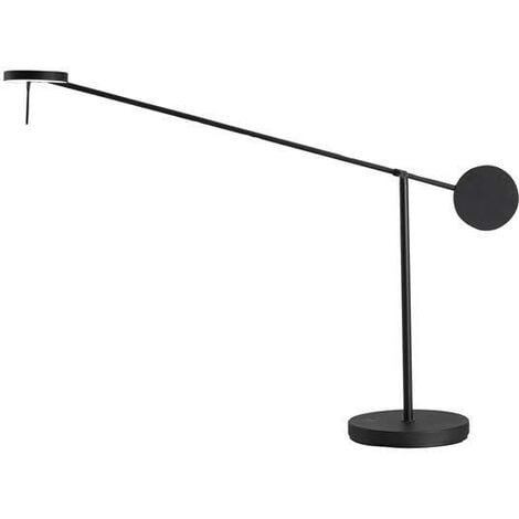 Grok Invisible - LED Table lamp Matt Black Touch dimmer 765lm 2700K