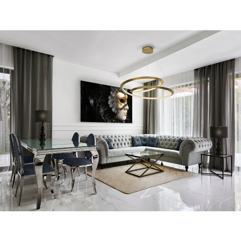 Schuller Eternity Integrated LED Pendant Ceiling Light Gold 3000K