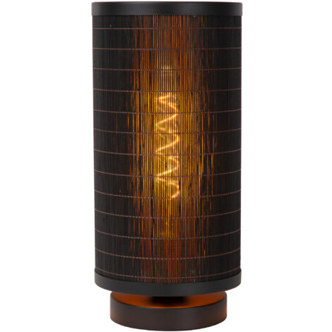Lucide Tagalog Scandinavian Table lamp - Ø15cm - 1xE27 - Black