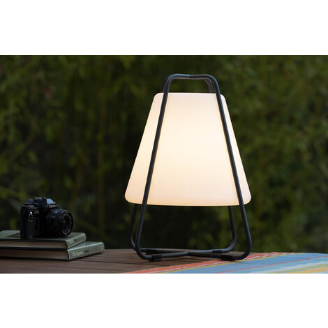Lucide Pyramid Scandinavian Rechargeable Table lamp Outdoor - Battery ...