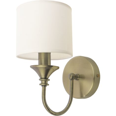Cosmo Abu Dhabi Wall Lamp With Shade Brass, E14