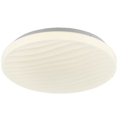 Cosmo Tao Flush Ceiling Light White, 3000-6000K CCT Adjustable